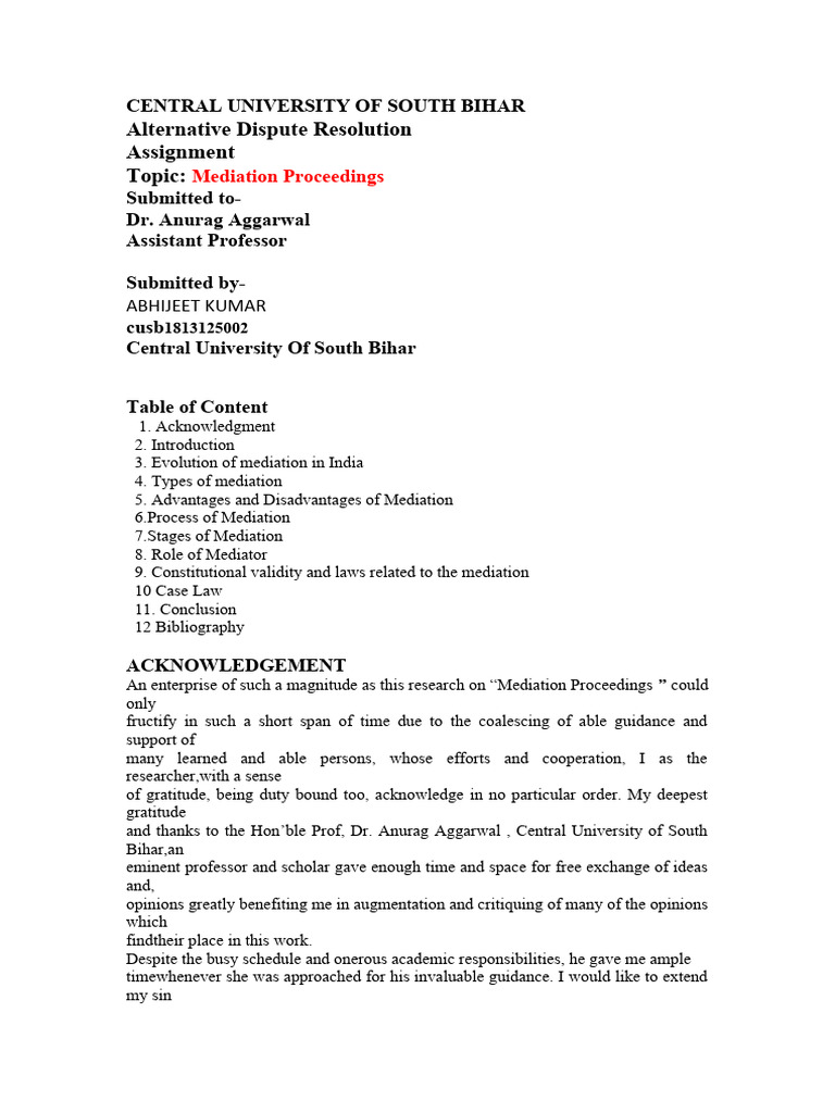 Adr 2 | Download Free PDF | Mediation | Alternative Dispute Resolution