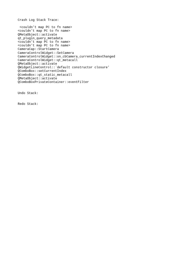 LightBurn Crash Log | PDF