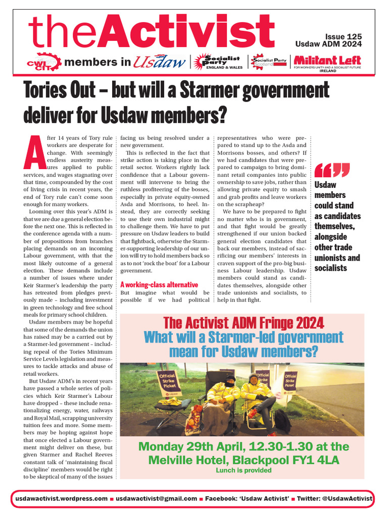 Usdaw's Fight for Morrisons Workers | PDF | Cost Of Living | Labour ...