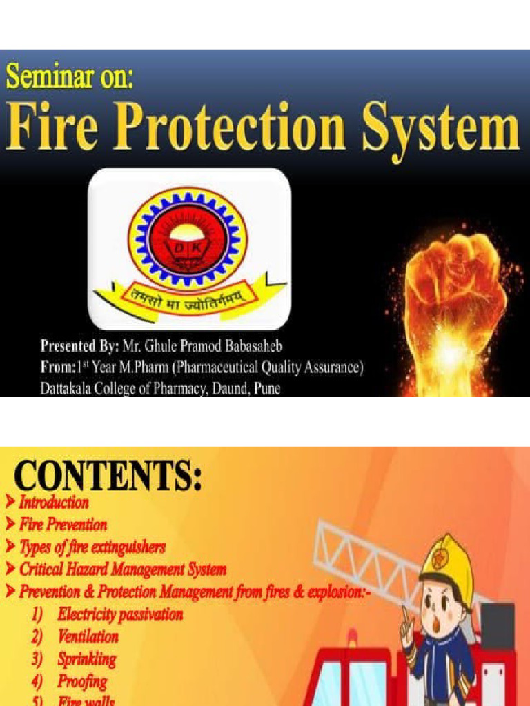 Fire Protection System | PDF