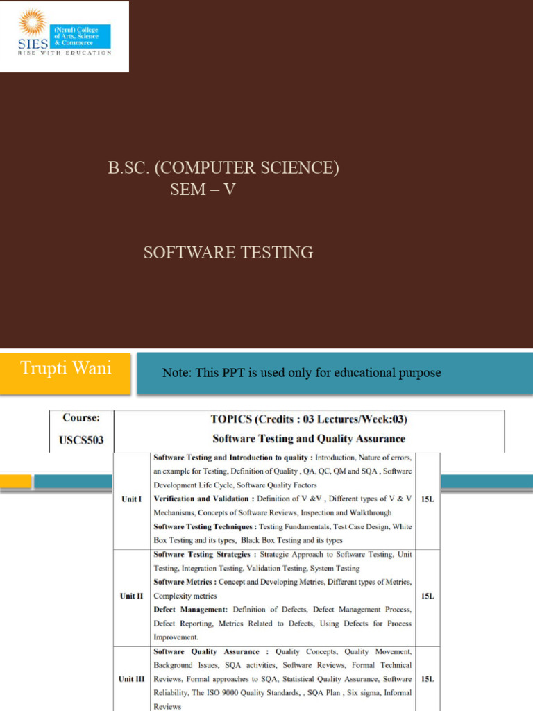 Software Testing Pdf Software Testing Software Bug