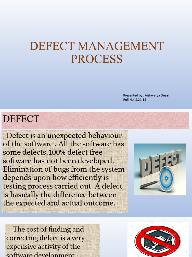 Defect Management Process | PDF