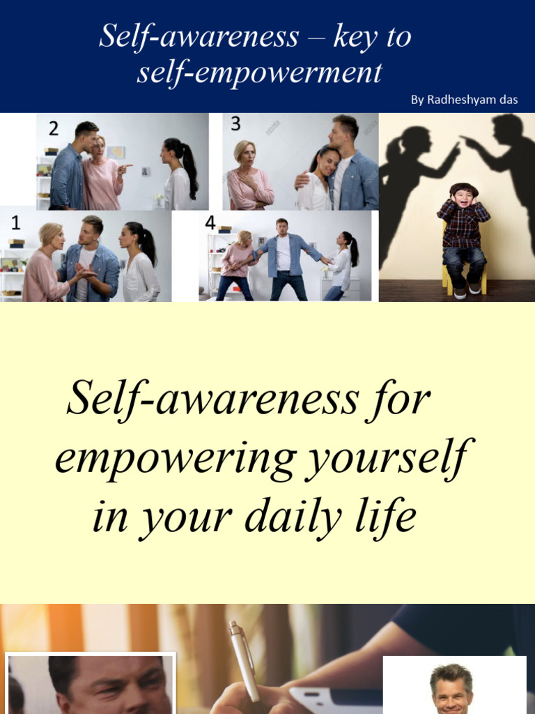 SESSION 1 Self-Awareness - Key To Self Empowerment | PDF | Mind | Self ...