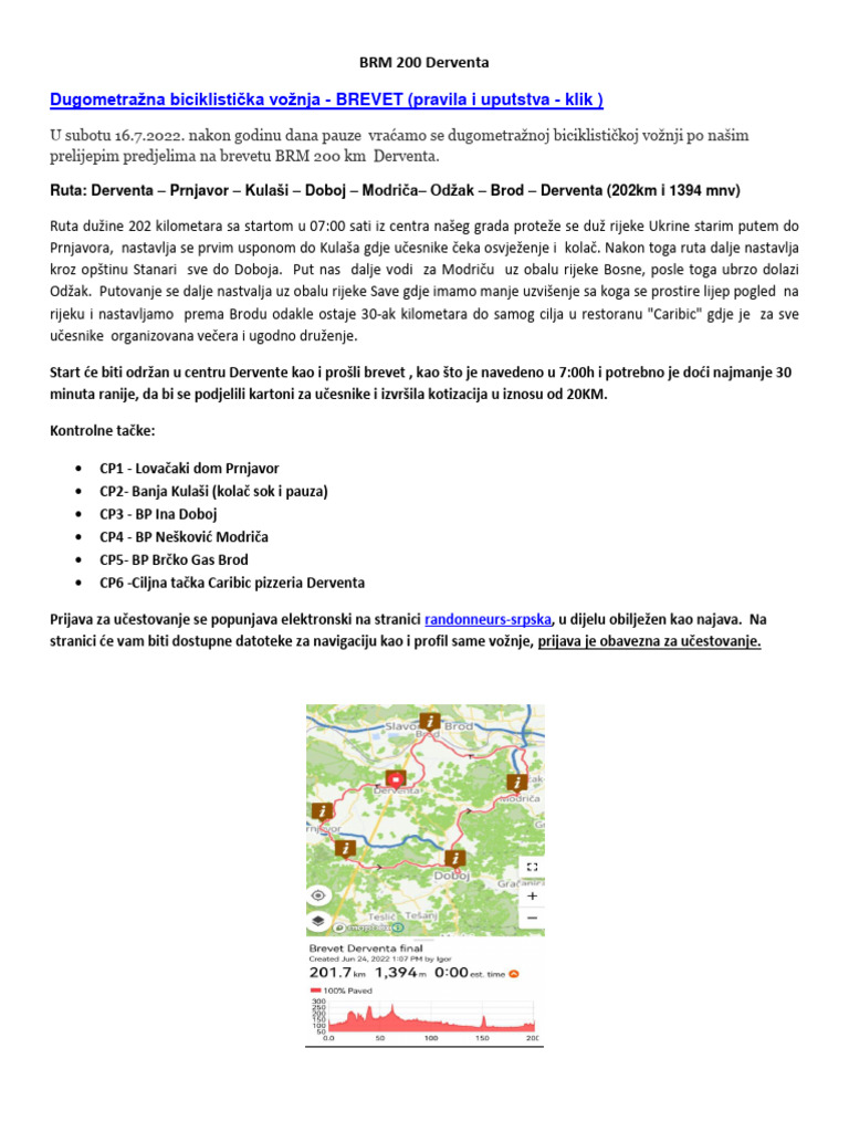 BRM 200 Derventa | PDF