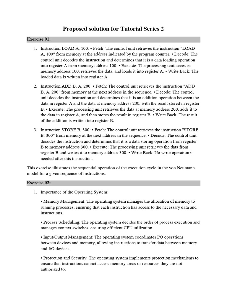Solution Tutorial Series 2 | PDF | Operating System | Programming