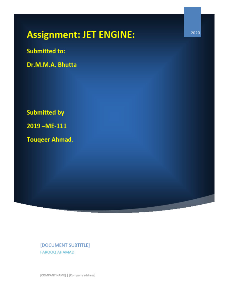 2019-ME-111 (JET ENGINE) | PDF | Jet Engine | Engines