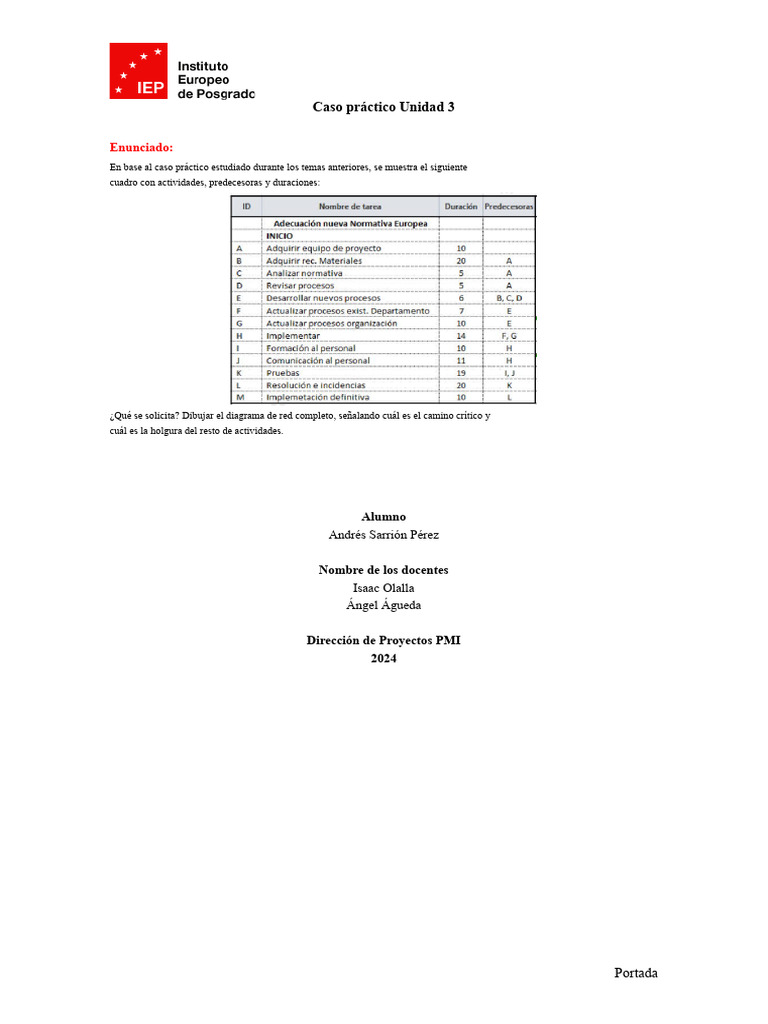 Caso Practico Unidad 3 DP | PDF