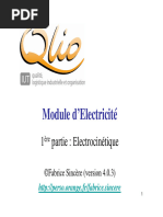 Cours d'Électricité : Concepts Fondamentaux | PDF | Courant électrique ...