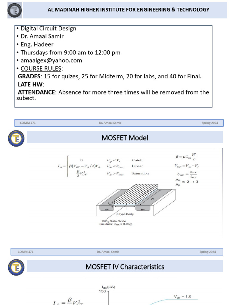 Lect 4 Digital Circuit Signal Comm 471 | PDF