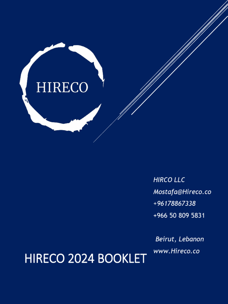 HIRECO Booklet (English Version 2024) | PDF | Recruitment | Business