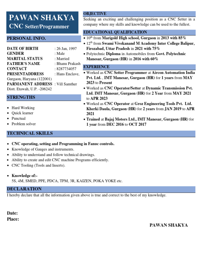 Naukri PawanShakya (5y 2m) | PDF | Engineering | Automation