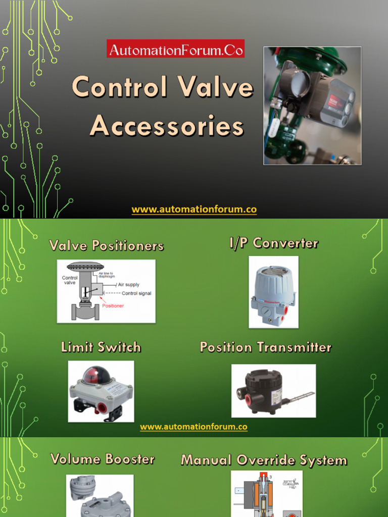 Control Valve Accesories | PDF | Valve | Computer Engineering