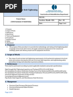 Snug-Tightened Bolt Installation Guide | PDF | Mechanical Engineering