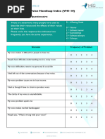 COSI Questionnaire PDF | PDF | Psychological Concepts