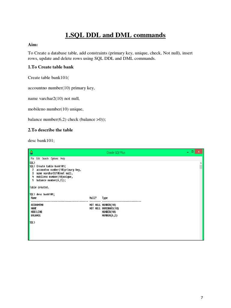 Rdbms Lab Pdf Relational Database Database Index