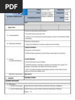 Lesson Plan - Grade 8 Forces and Motion | PDF | Force | Learning