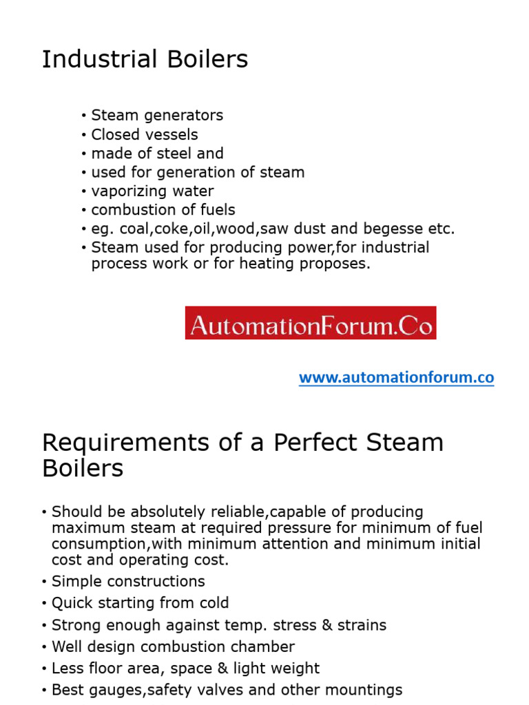 Industrial Boilers | PDF | Boiler | Steam