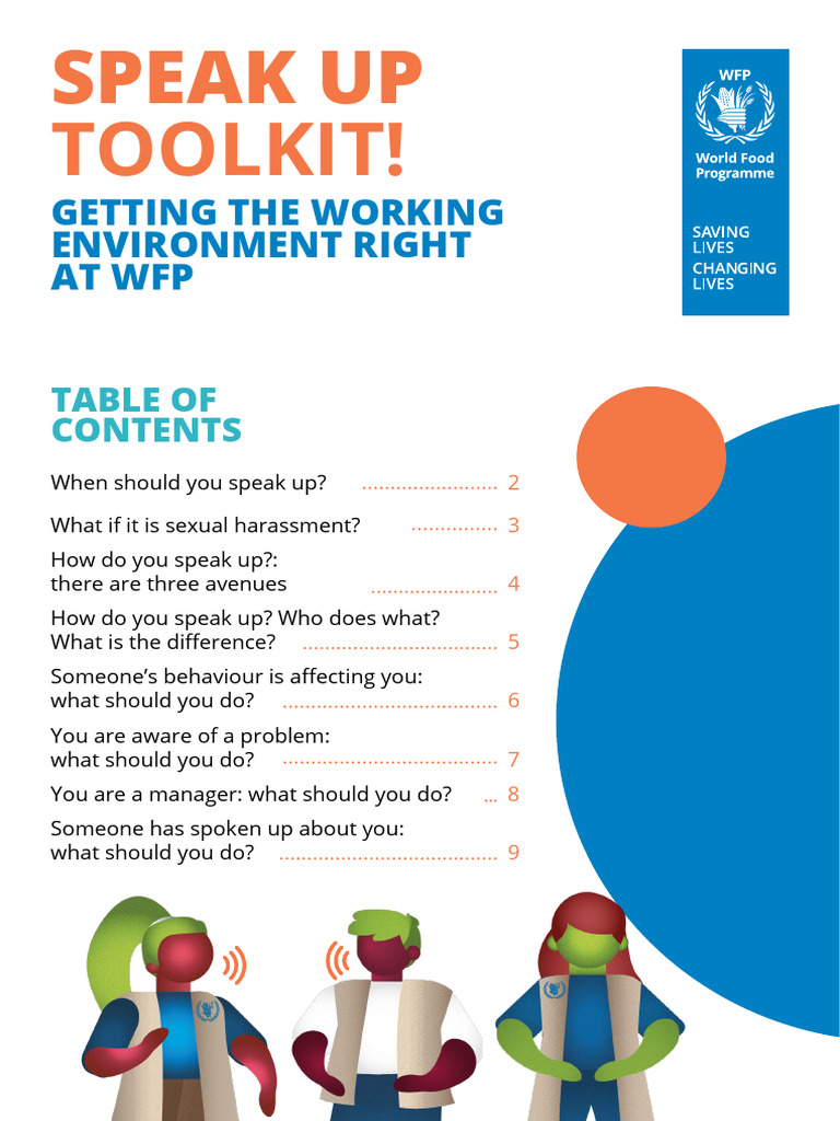 Speak Up Toolkit for Workplace Issues | PDF | Sexual Harassment