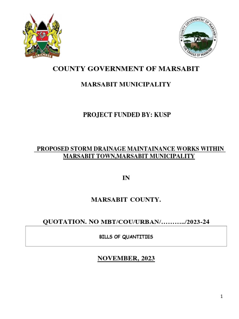 BOQ Road Furnitures Boq-Tender | PDF | Employment | General Contractor