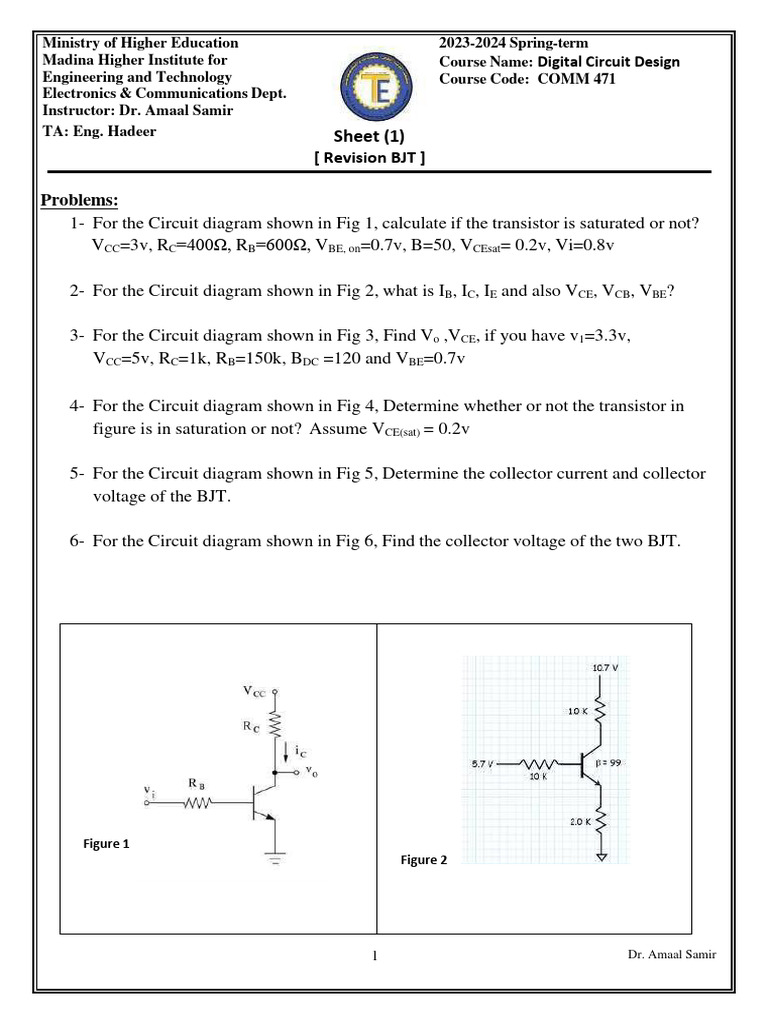 Digital Circuit Design Problems | PDF