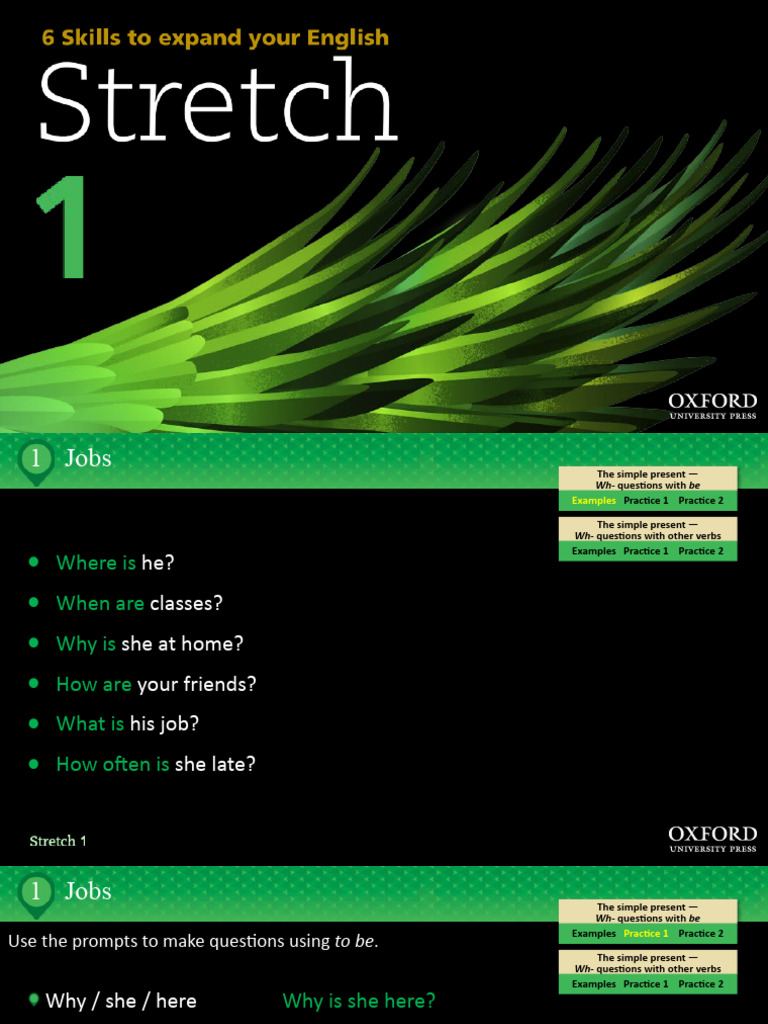 STR sb1 U01 PPT GR | PDF | Linguistics | Grammar