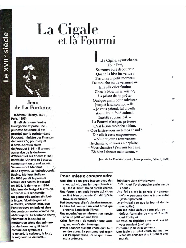 Jean de La Fontaine | PDF