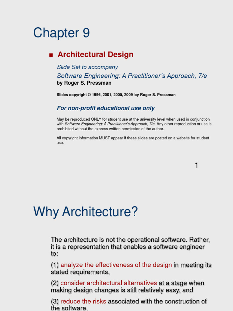 19-Architectural Design-21-02-2024 | PDF | Software Architecture | System