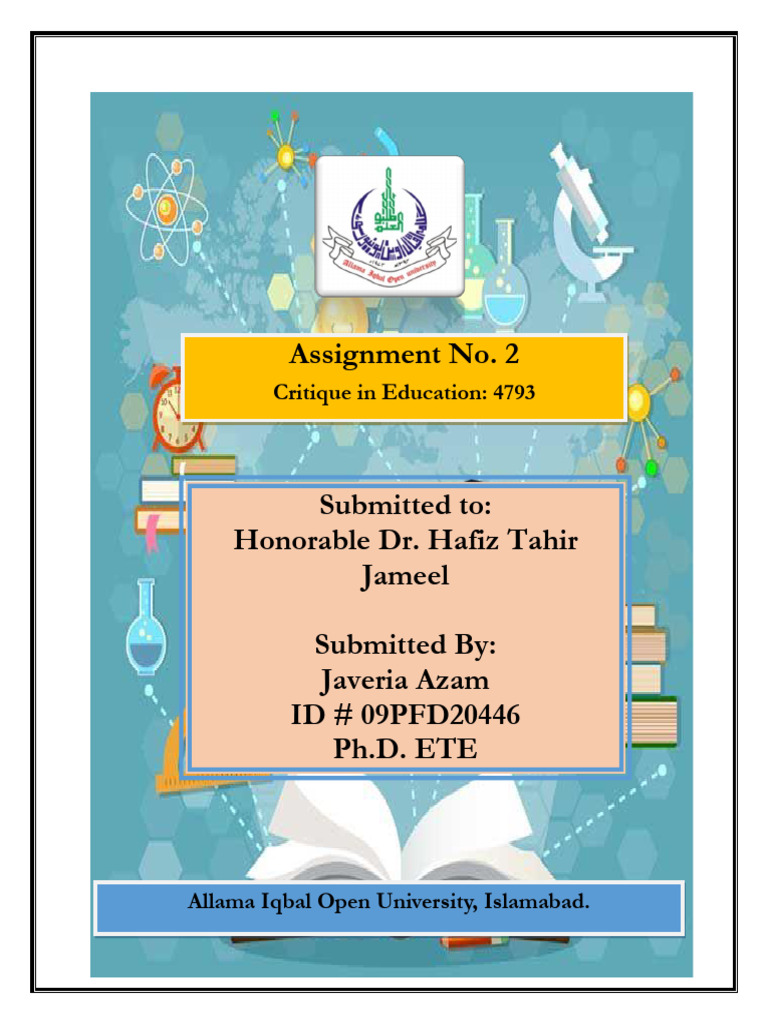 Assignment No 2 Code 4793 by Javeria | PDF | Effect Size | Standard Error