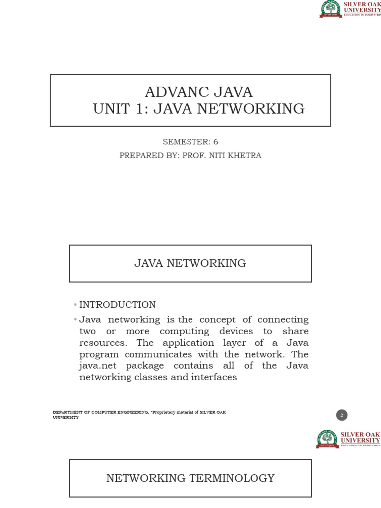 ch-1 AJ | PDF | Computer Network | Transmission Control Protocol
