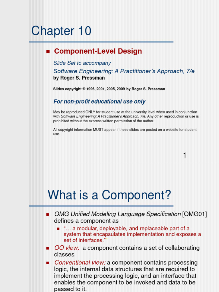 21-Component Level Design-27-02-2024 | PDF | Component Object Model ...