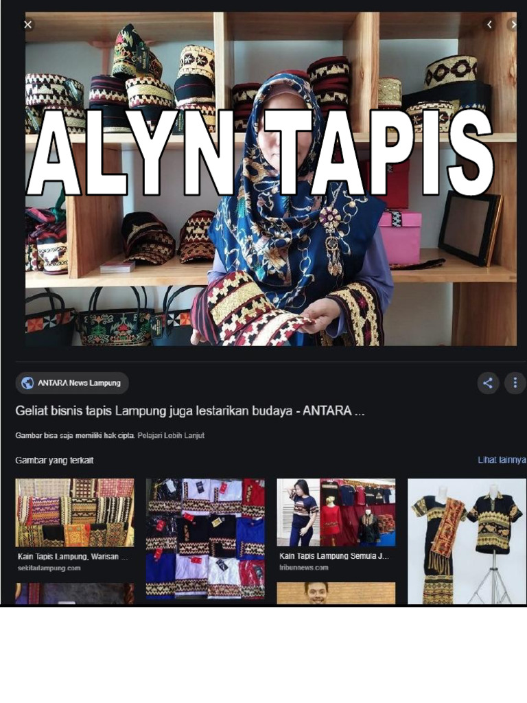 Alyn Tapis - Antara | PDF