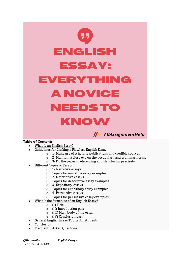 English Essays Guide Line 2024 | PDF | Essays | Human Communication
