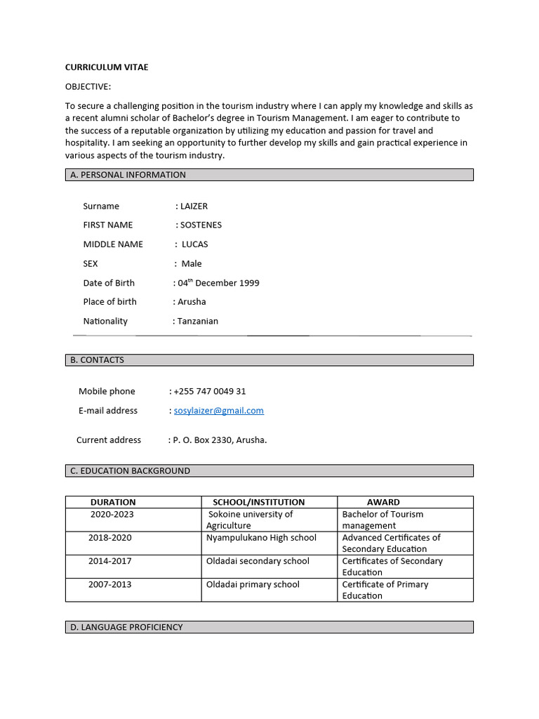 Curriculum Vitae | PDF | Learning | Cognition