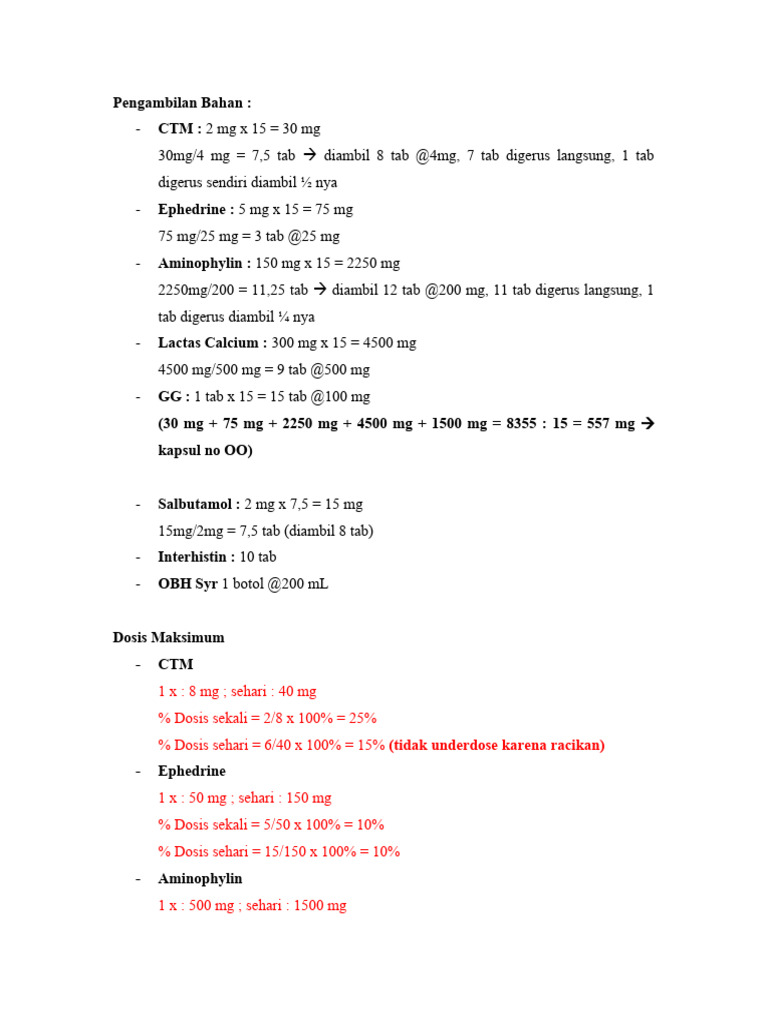 Latihan Resep | PDF