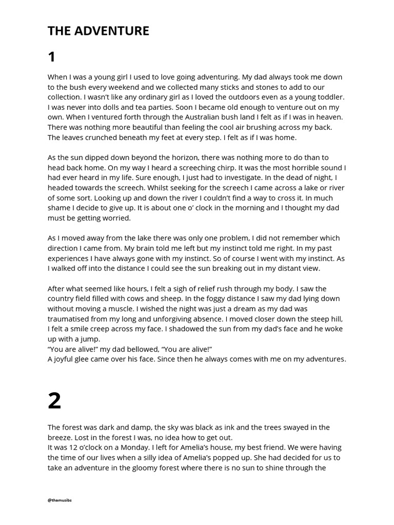 The Adventure | PDF | Poetry