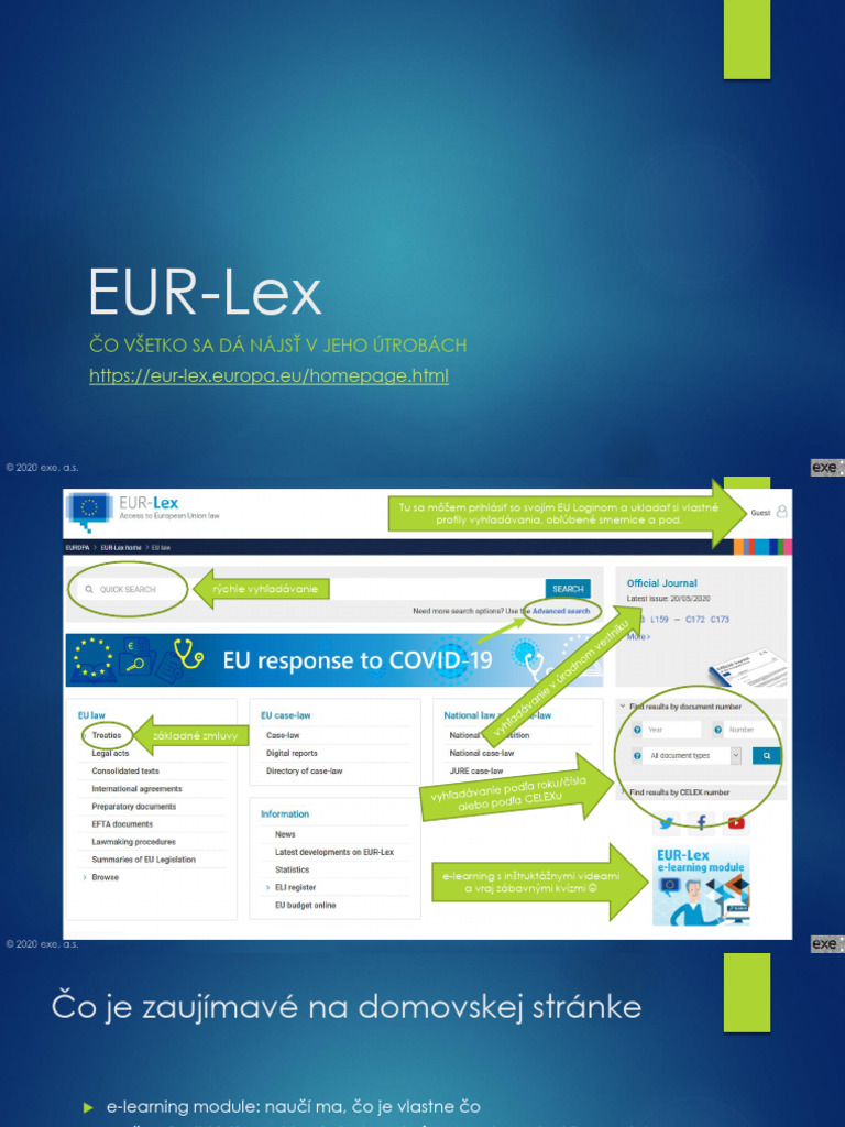2020 - Ako Na To - EUR Lex | PDF