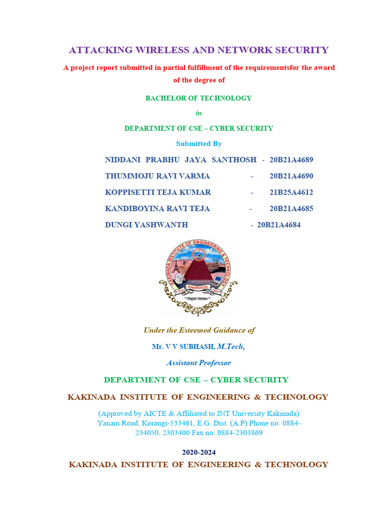 Documentation b5 | PDF | Security | Computer Security