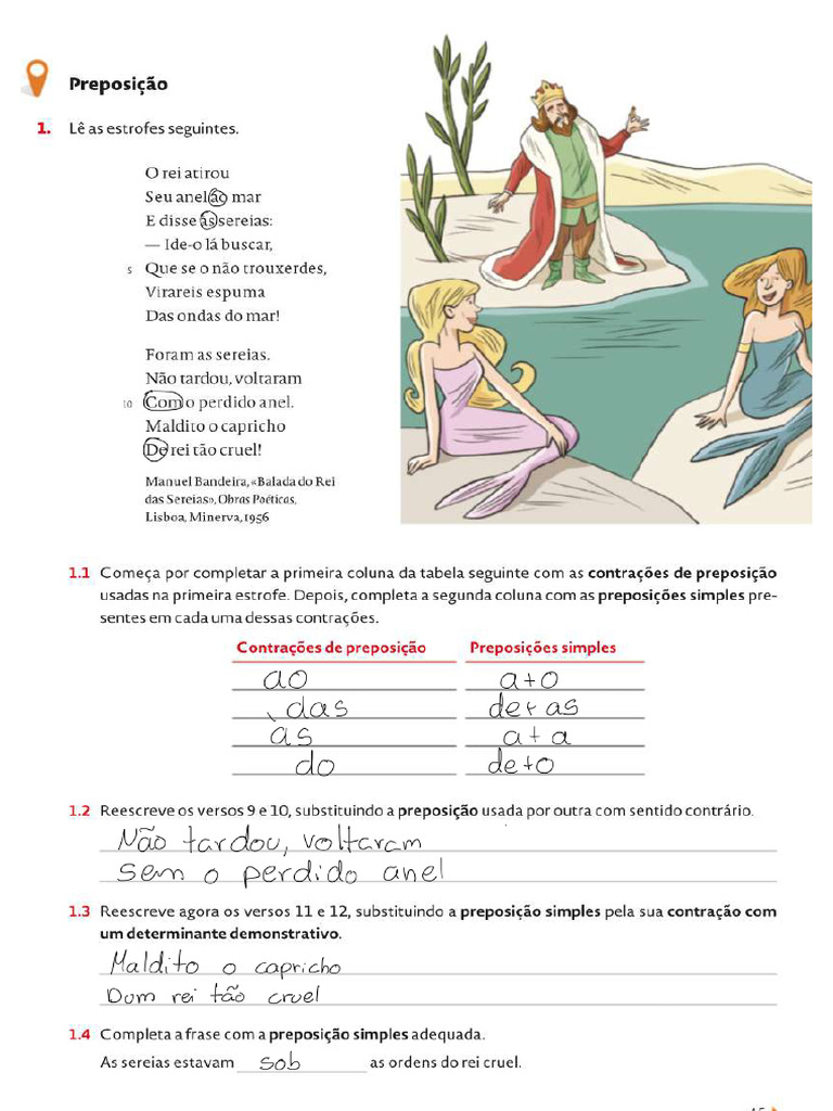 Exercícios preposição | PDF