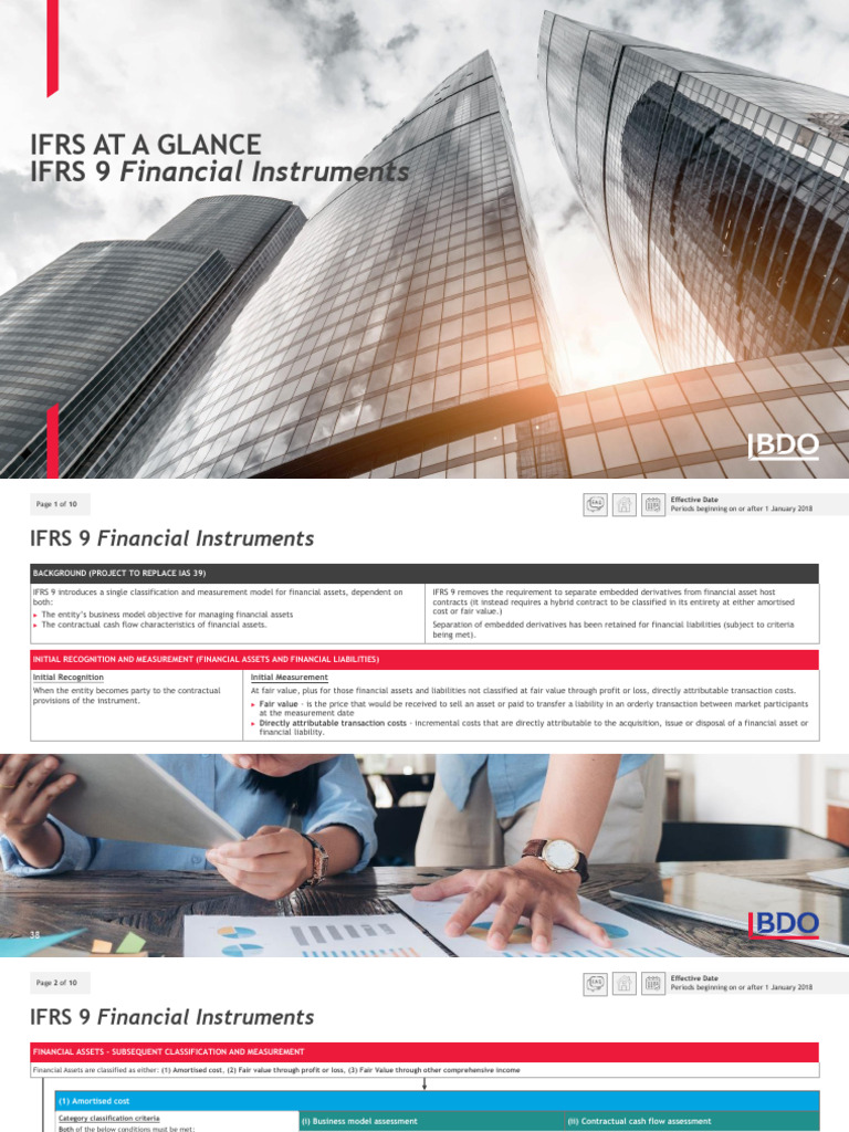Ifrs 9 Aag | PDF | Fair Value | Derivative (Finance)