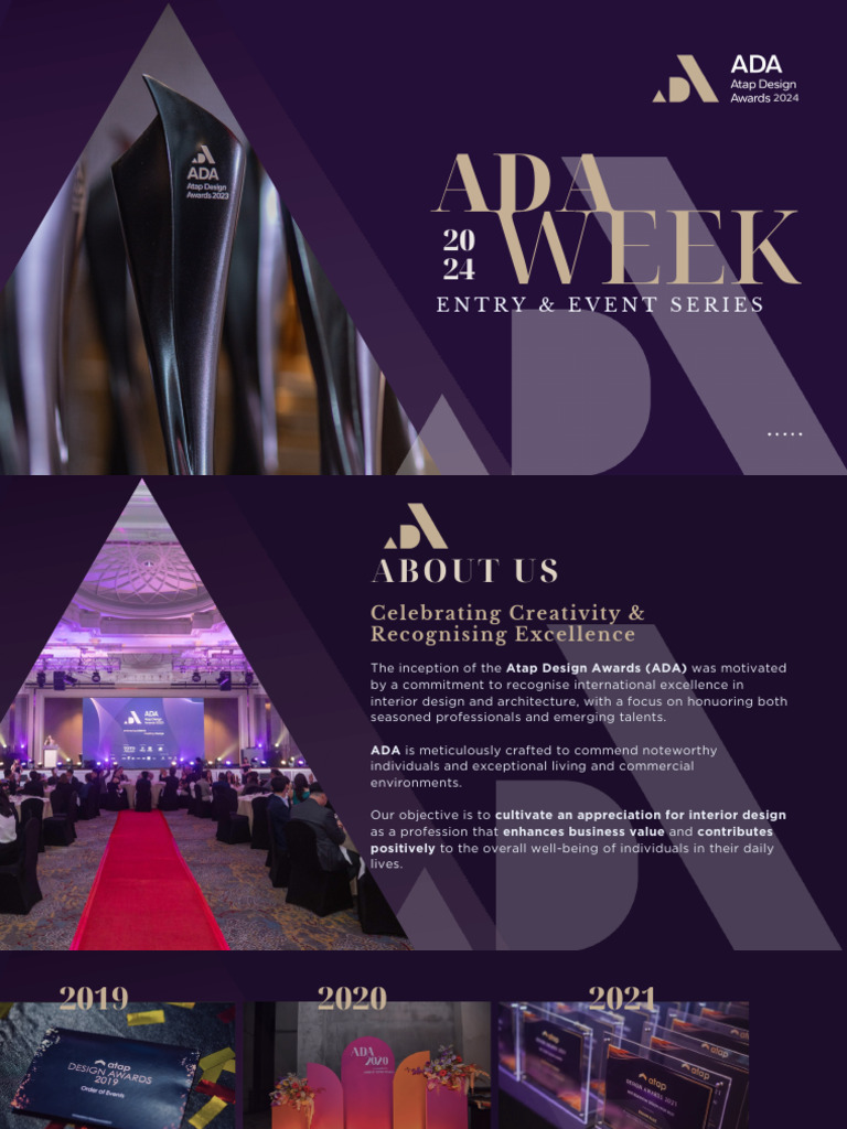 ADA 2024 Deck | PDF | Interior Design