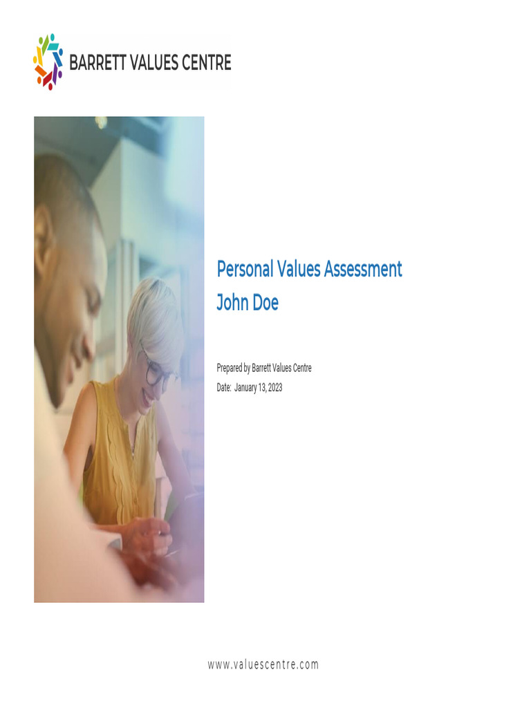 Personal values example | PDF | Fear | Feeling