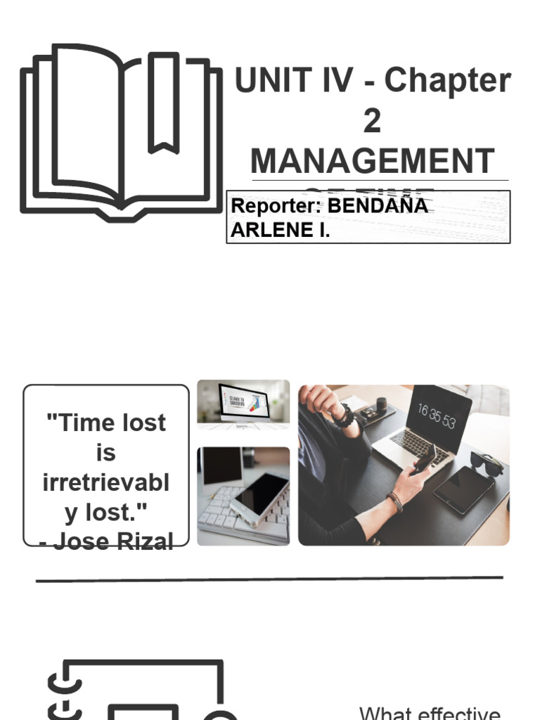 Management of Time | PDF | Learning | Cognition