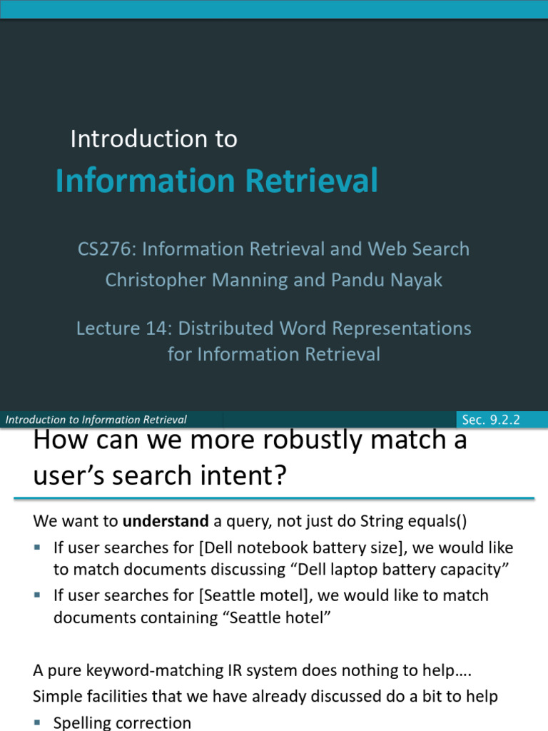 Neural IR | PDF | Information Retrieval | Gradient