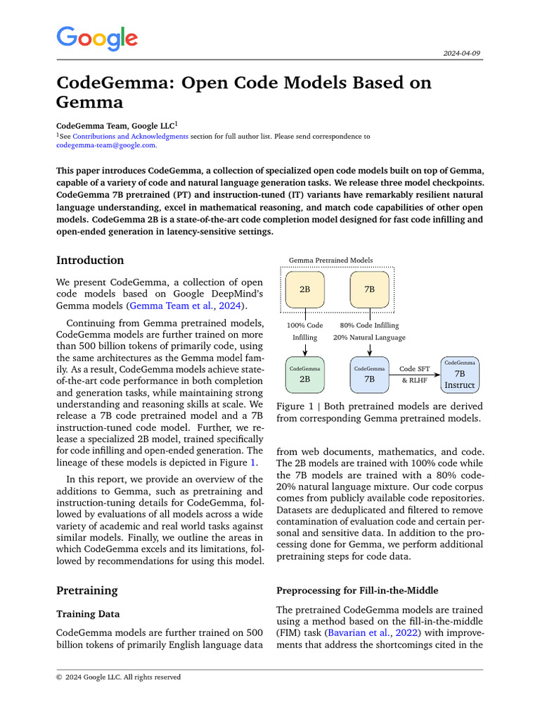 codegemma_report | PDF | Computing