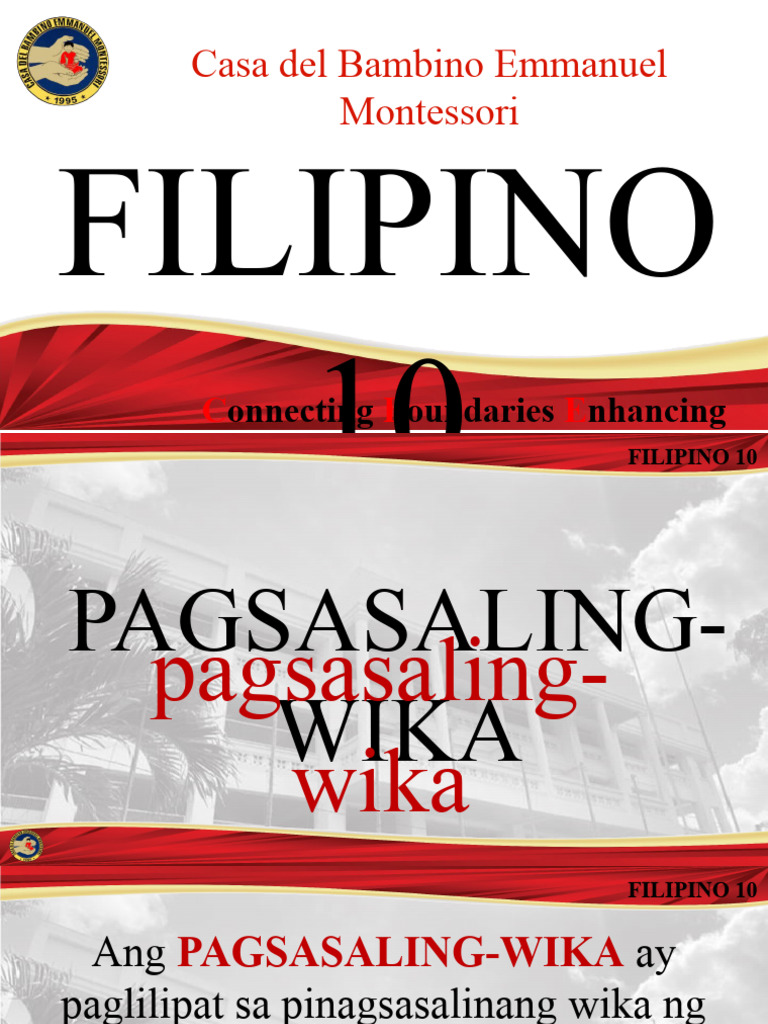 3.1-PAGSASALING-WIKA-1 | PDF