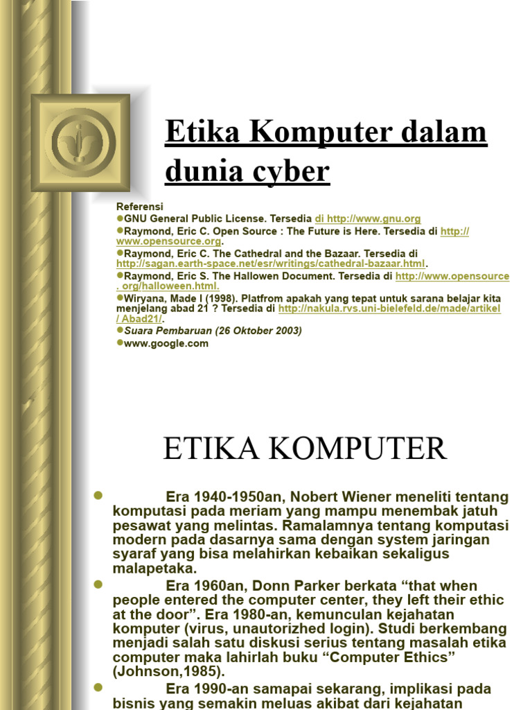Etika Profesi SI | PDF | Komputer | Teknologi & Rekayasa