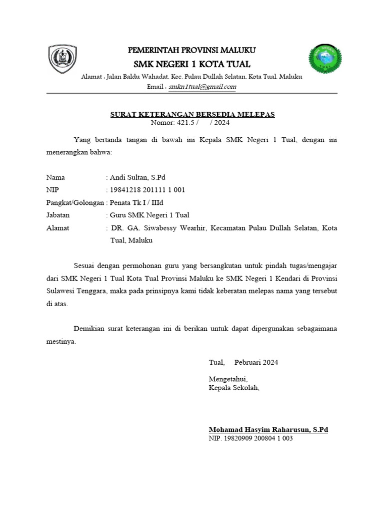 Andi Sultan - Kelengkapan Berkas Mutasi Dari Sekolah | PDF Andi Sultan - Kelengkapan Berkas Mutasi Dari Sekolah | PDF