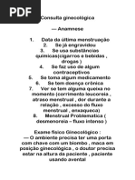 Checklist para Exame Especular Ginecológico | PDF