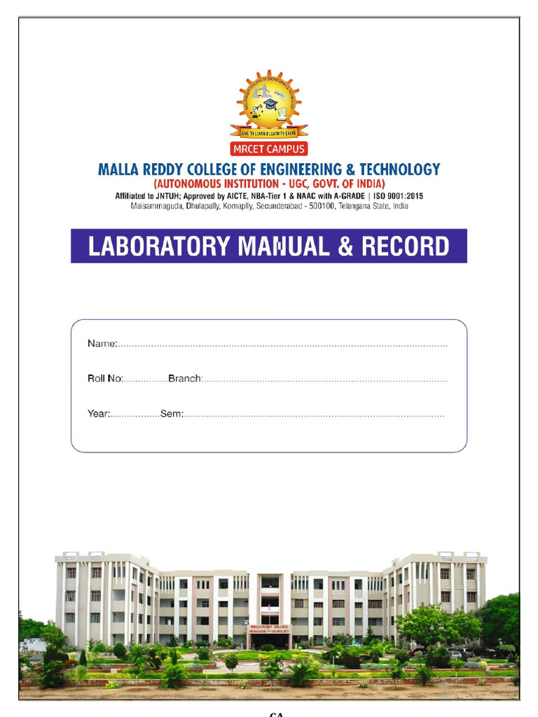 Artifical Intelligence and Machine Learning Lab | PDF | Engineering ...