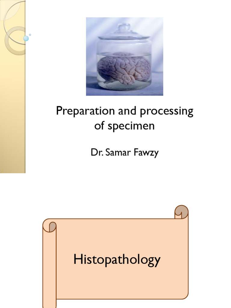 2-Preparation of Specimen | PDF | Cytopathology | Fixation (Histology)